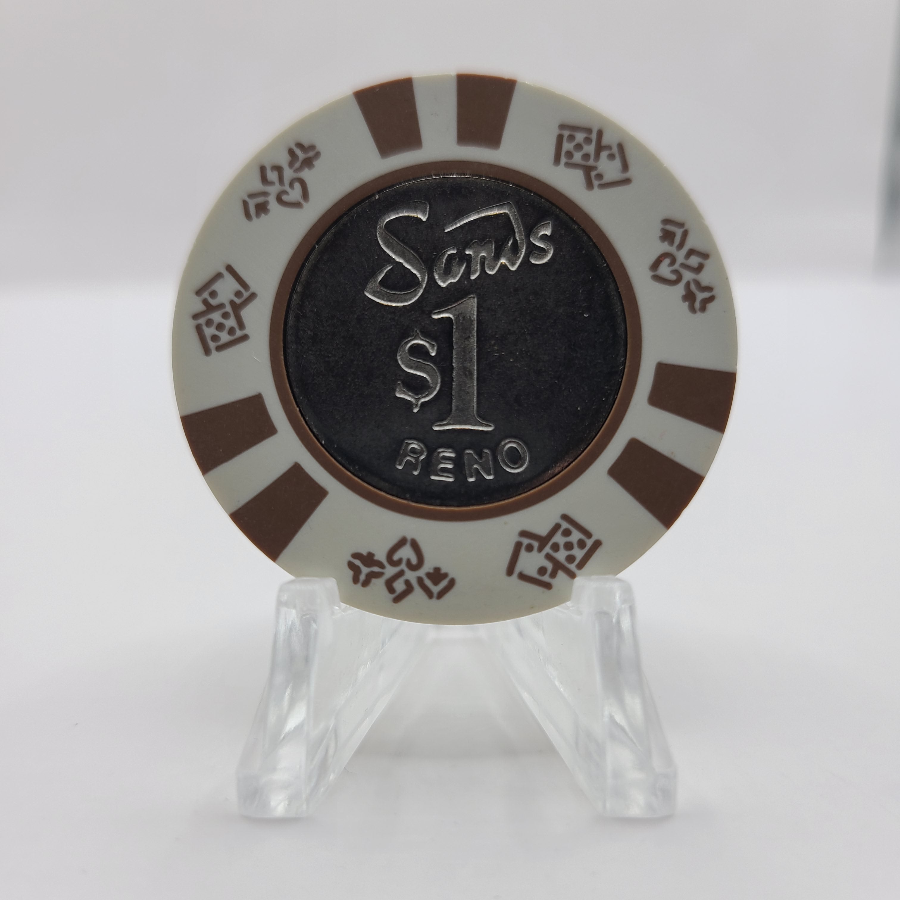 Sands Hotel Casino Reno Nevada 1990 $1 Casino Chip N5523 – Dwightful ...