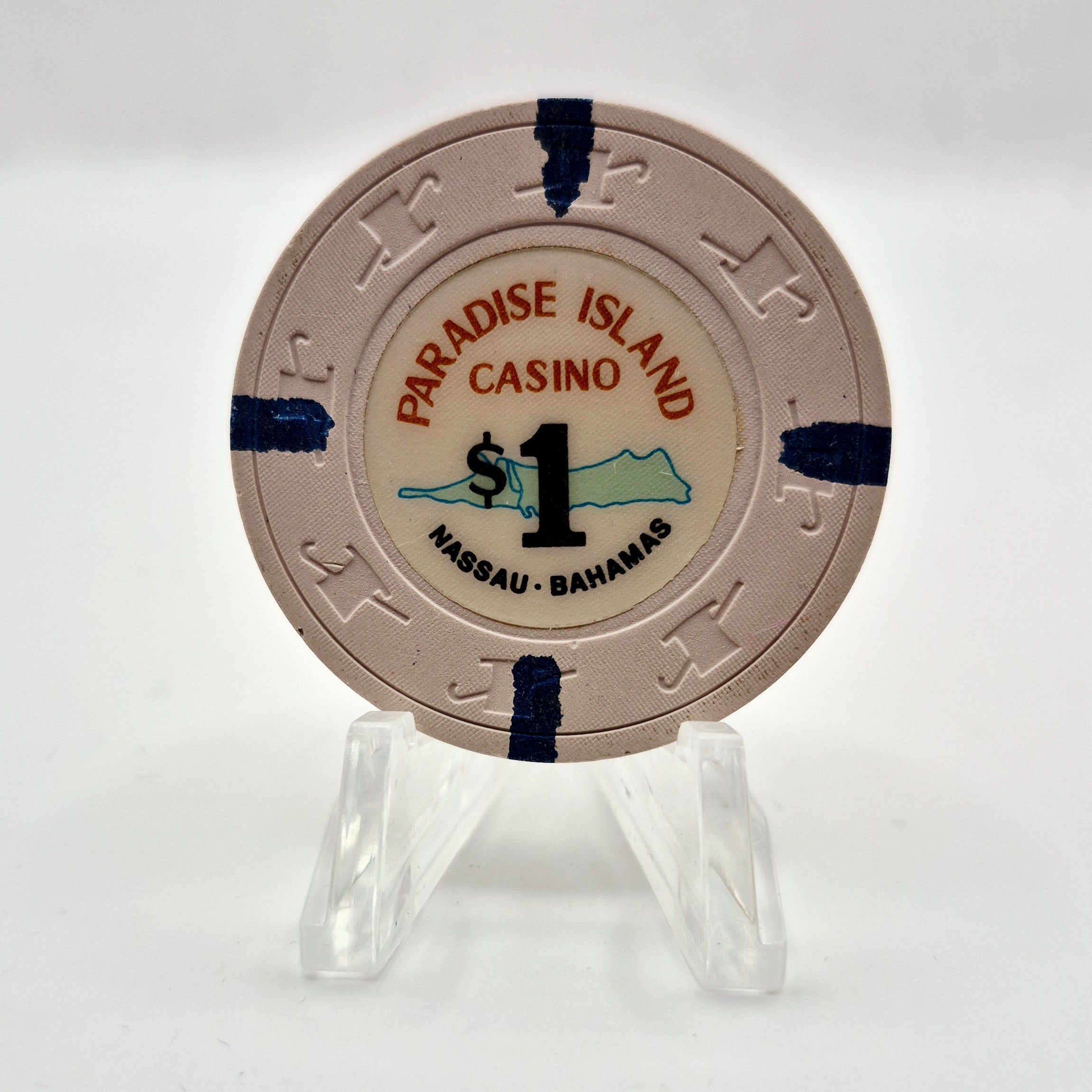 Paradise Island Hotel Casino Nassau Bahamas $1 Casino Chip – Dwightful ...