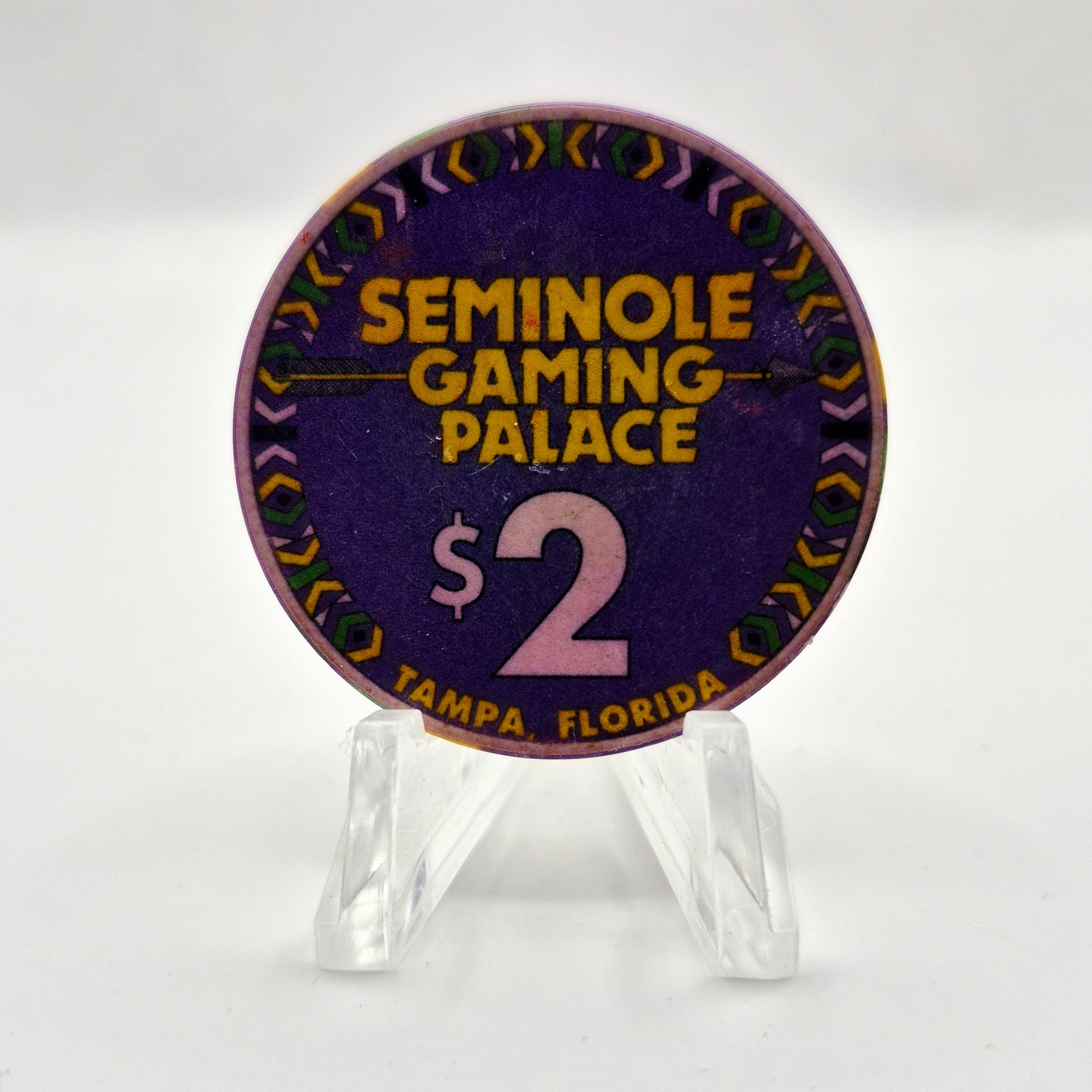 Seminole Gaming Palace Tampa Florida $2 Casino Chip – Dwightful Chips, LLC
